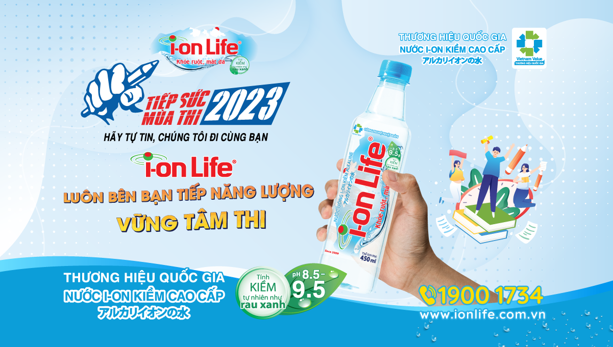 i-on Life luôn bên bạn, tiếp năng lượng vững tâm thi | i-on Life